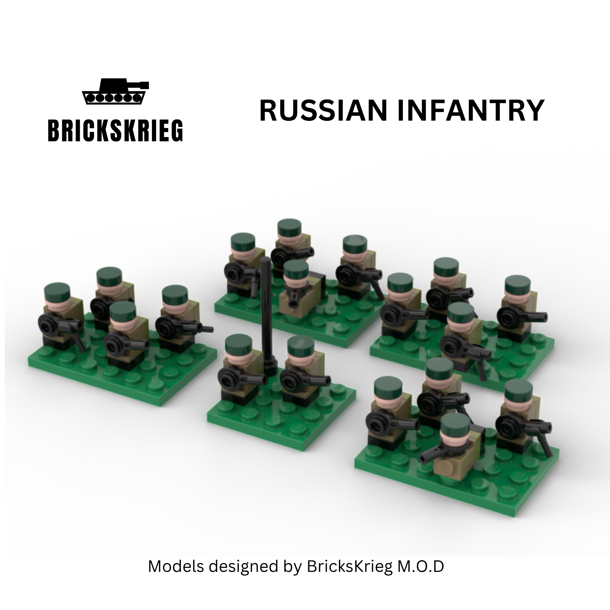 Russian Infantry Unit – Brickskrieg